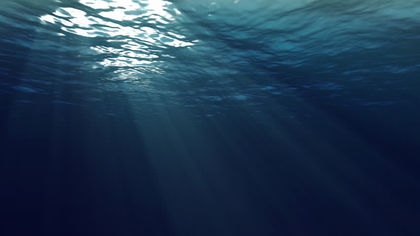 High Quality Looping Animation Of Ocean Waves From Underwater With ...