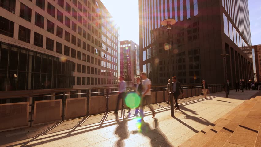 Stock video of business people going to work. commuters | 6994090 ...