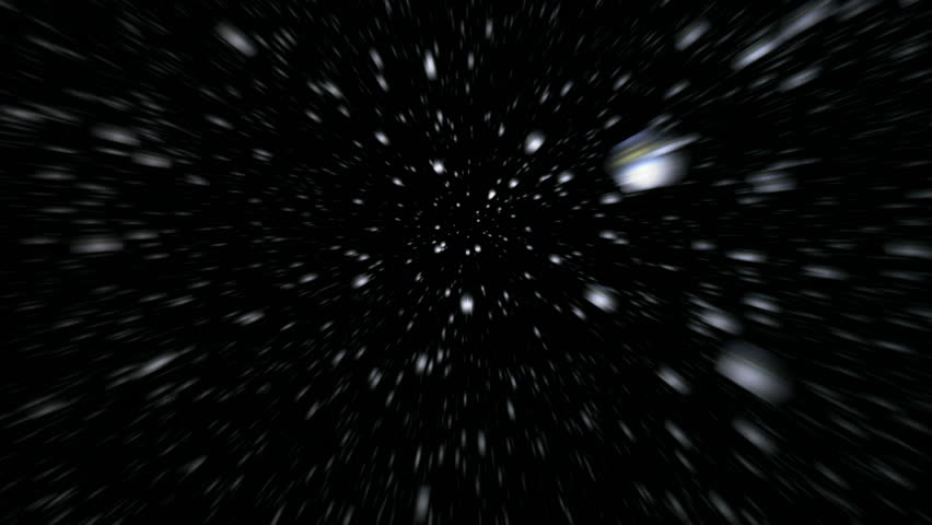 Flying Through Hyper Space With Stars Zooming Past The Camera. This Can ...