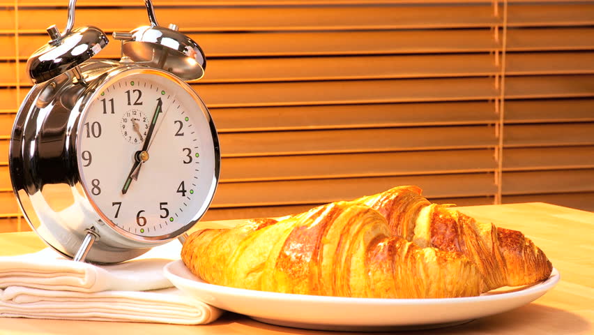 Clock Hands Symbolizing The Need To Make Time For A Healthy Breakfast ...
