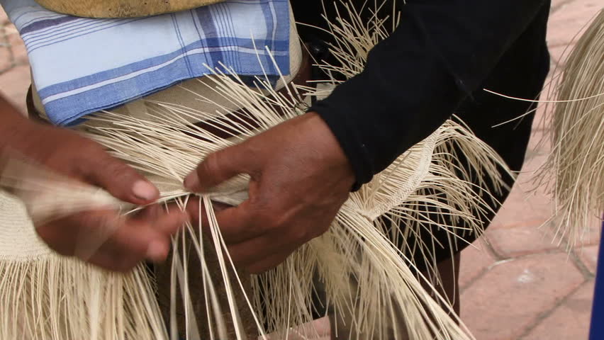 Weaving a Panama Hat By Stock Footage Video (100% Royalty-free) 7267840 ...