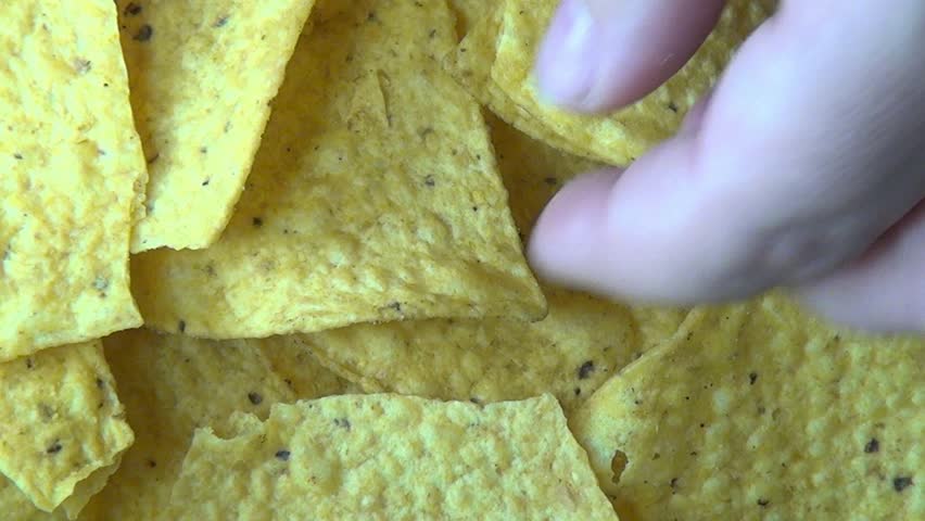 Corn Chips, Tortillas, Junk Foods, Stock Footage Video (100% Royalty ...