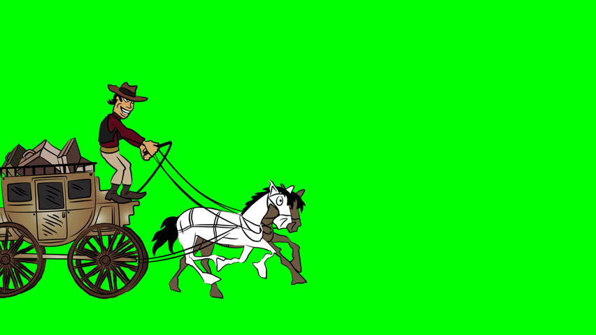 Country Western Cowboy Riding Coach Stock Footage Video (100% Royalty ...