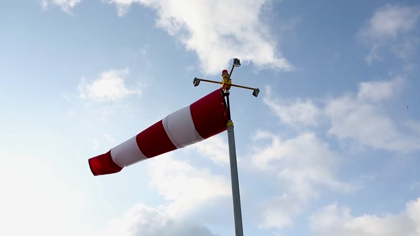 Wind Direction Flag Stock Footage Video (100% Royalty-free) 7605070 ...