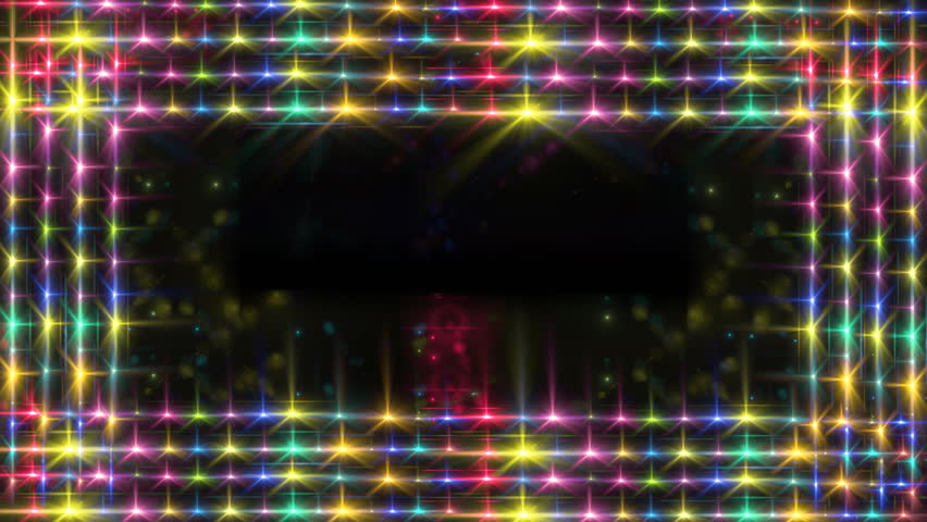 Stock video of border of lights from a | 7683070 | Shutterstock