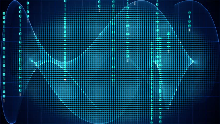 Blue Graph and Digital Code Stock Footage Video (100% Royalty-free ...