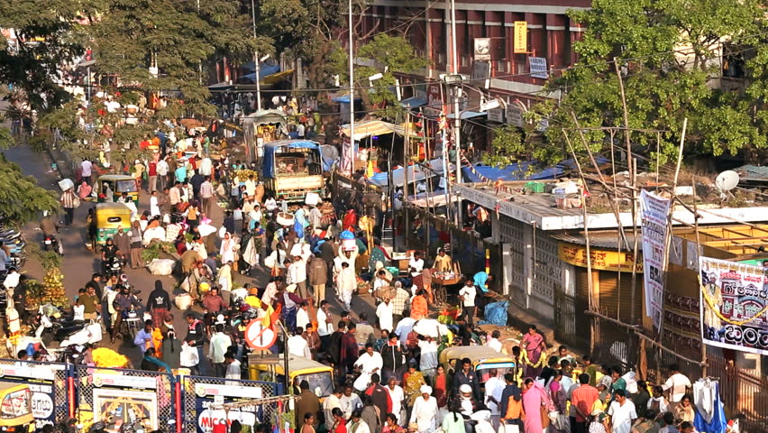 India - January 2014: Busy Stock Footage Video (100% Royalty-free ...