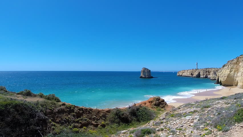 Praia Dos Caneiros - Ferragudo, Stock Footage Video (100% Royalty-free ...