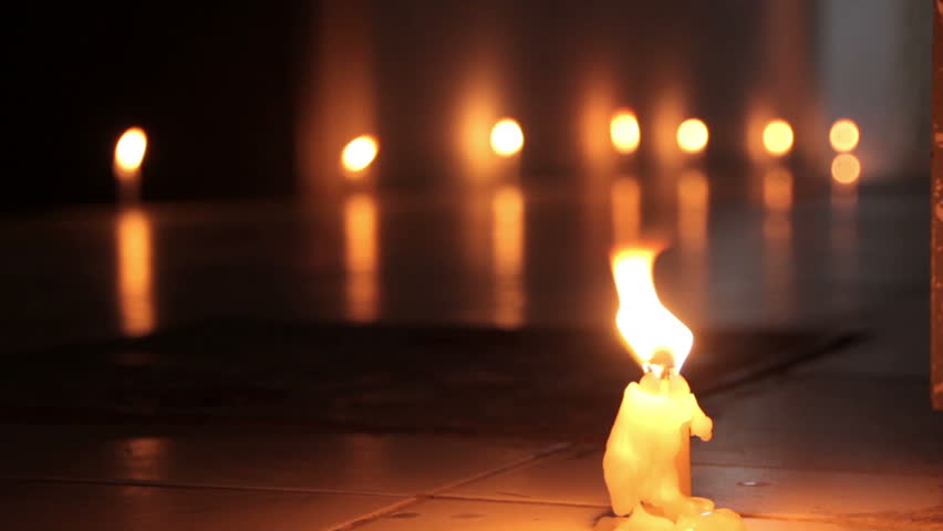 Candles On Indian Streets During Stock Footage Video (100% Royalty-free ...