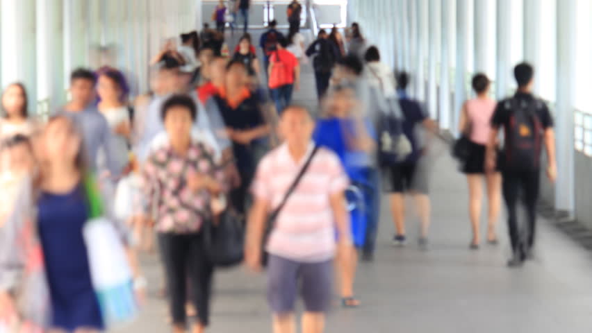 Time Lapse People Motion Speed Stock Footage Video (100% Royalty-free ...