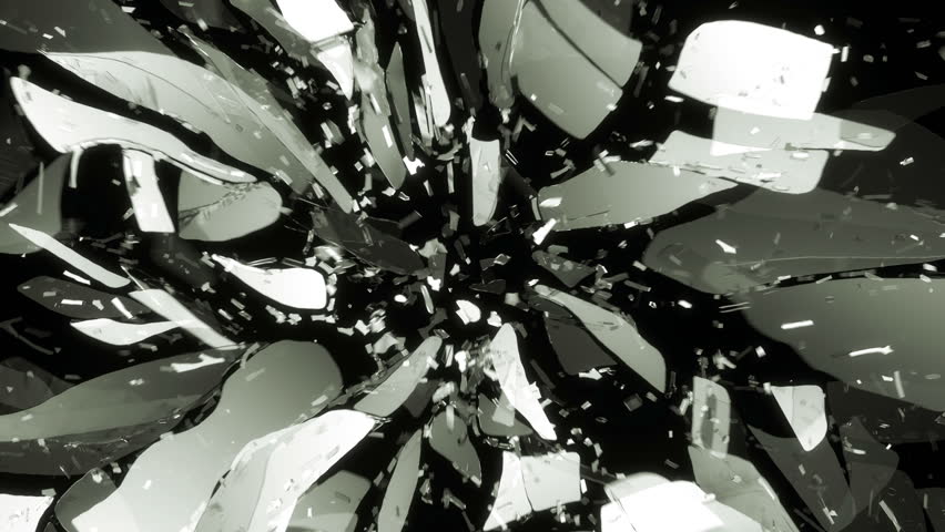 Stock Video Clip of 4K Glass glass breaking slow motion and | Shutterstock