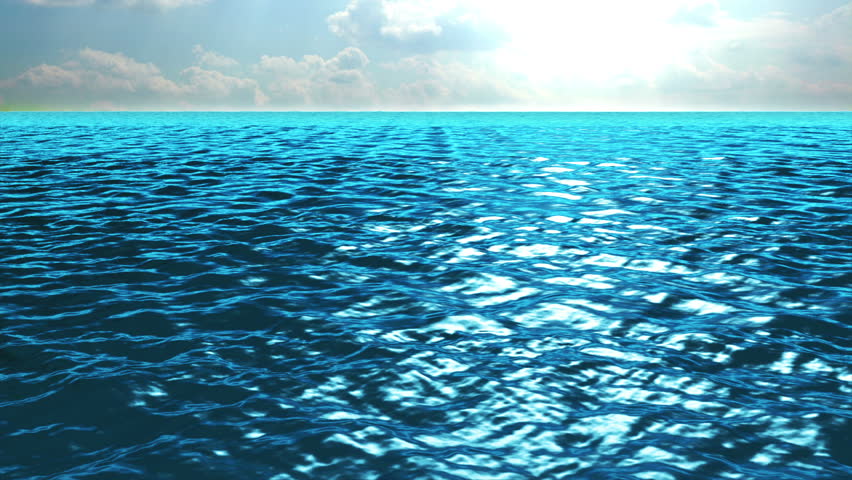 Ocean Waves Sea. Oversea Wavelets Stockvideos & Filmmaterial (100 % ...