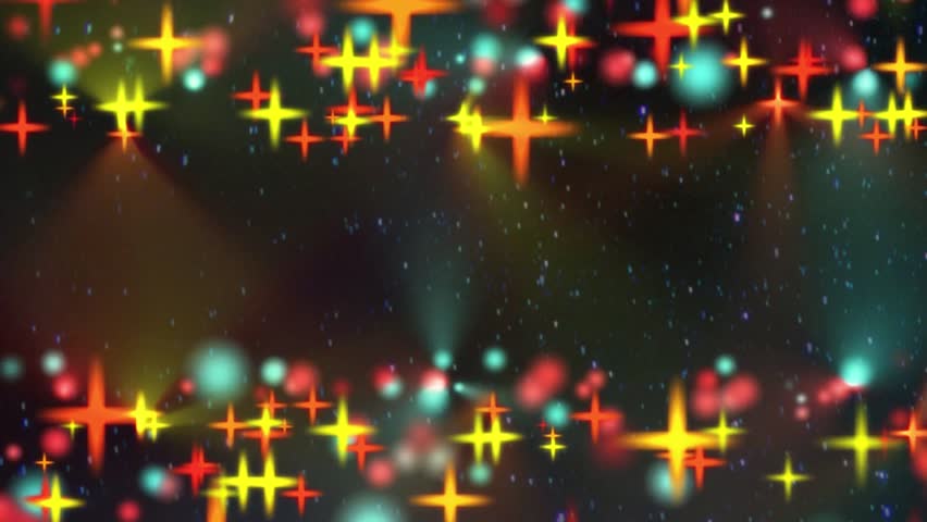 Stock Video Clip of Star Bright Motion Background, Bright Color Star ...