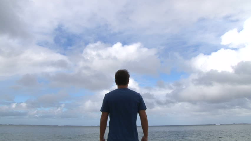 Man Walks Into Frame and Video de stock (totalmente libre de regalías ...