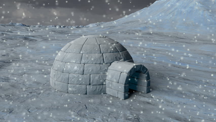 Arctic Igloo - 4K Resolution Ultra HD Stock Footage Video 8480707 ...