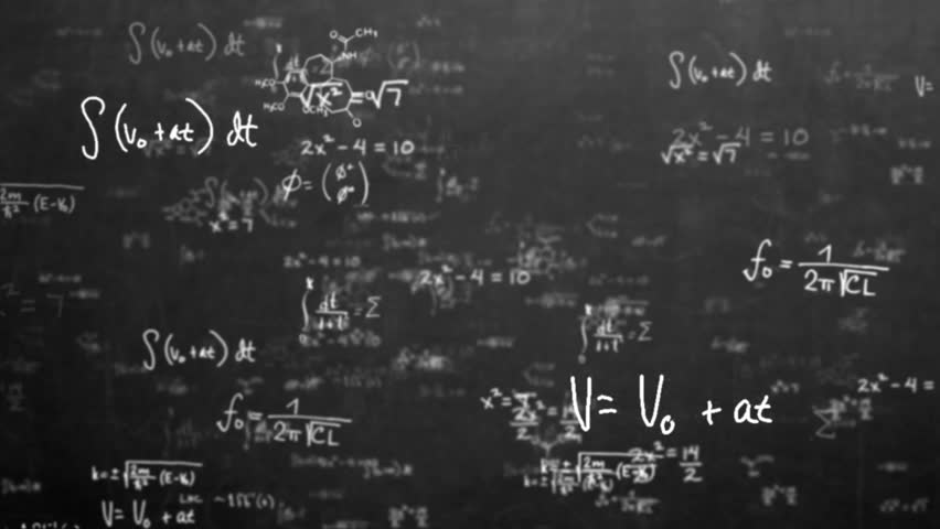 Stock video of black math equations and formulas | 8760520 | Shutterstock