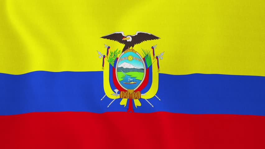 Flag Of Ecuador. Rendered Using Official Design And Colors. Seamless ...
