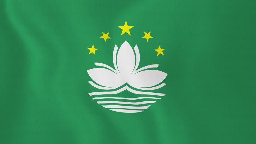 Stock video of [loopable] flag of macau. macanese official | 8959660 ...