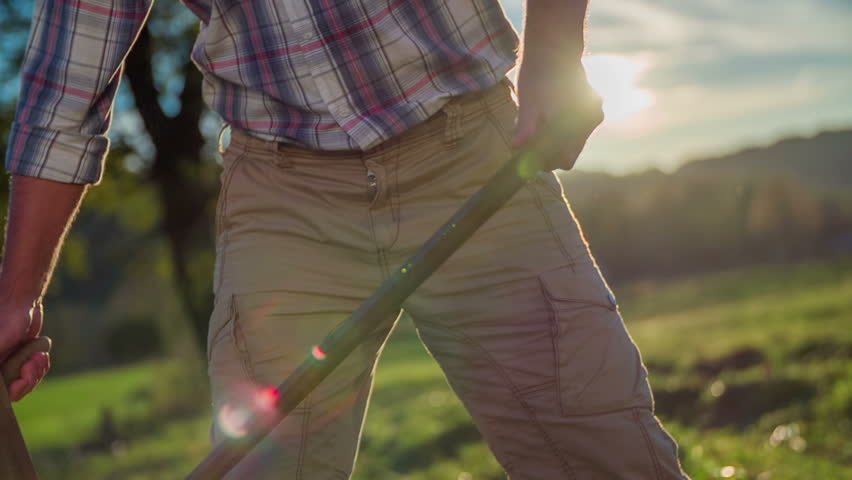 Swinging the Scythe Left and Stock Footage Video (100% Royalty-free ...