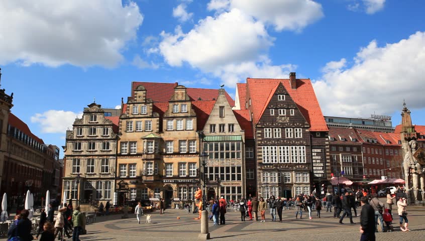 Stock video of bremen, germany - apr 5: historic | 9503780 | Shutterstock