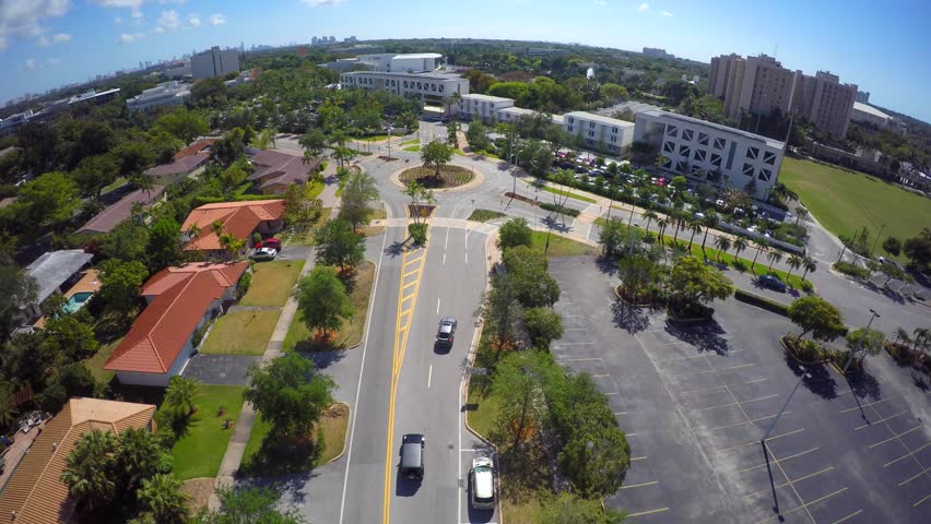 Aerial Video University of Miami Stock Footage Video (100% Royalty-free ...