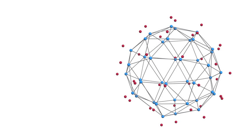 Stable Abstract Geometric Polygonal Structure, Stock Footage Video (100 ...